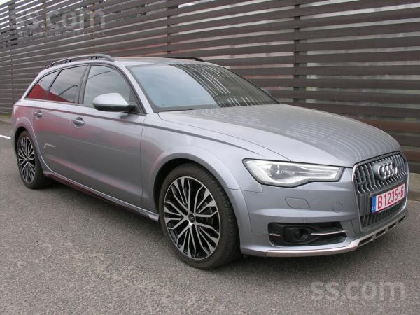 Grey Audi Allroad 2015 in Riga, with an engine capacity of 3.00 L and mileage of 185 thousand km for 18250 €, photo 3 on AUTOMOTO.COM.LV