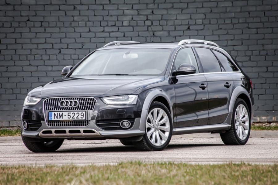 Grey Audi Allroad 2015 in Riga, with an engine capacity of 2.00 L and mileage of 239 thousand km for 14900 €, photo 1 on AUTOMOTO.COM.LV