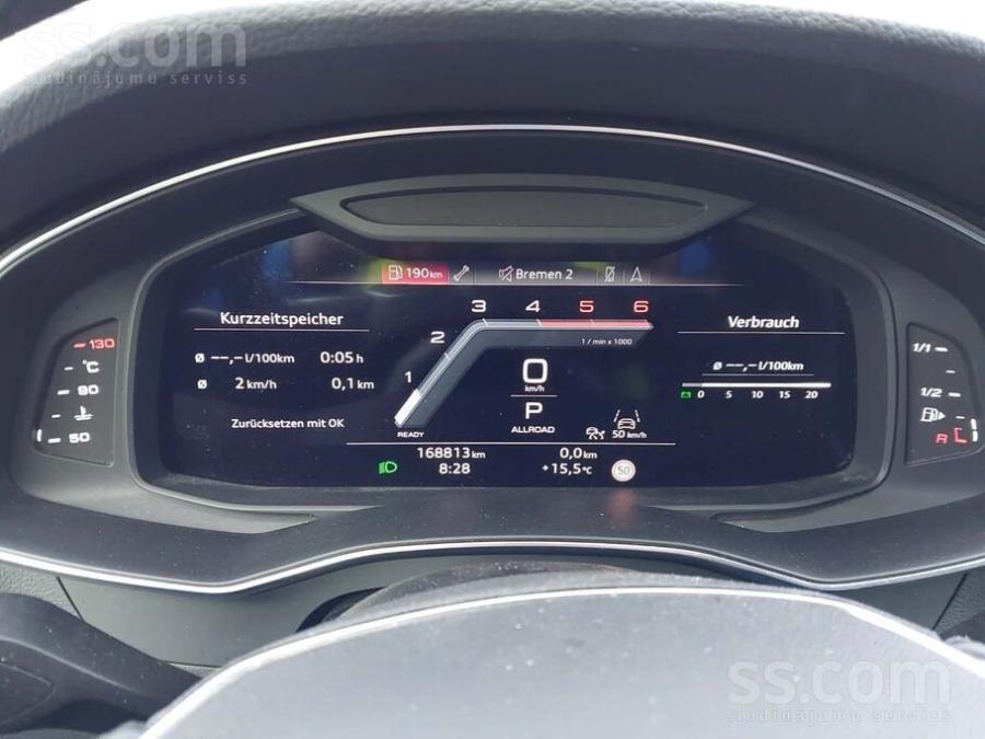Grey Audi Allroad 2023 in Tukums, with an engine capacity of 3.00 L and mileage of 168 thousand km for 29990 €, photo 5 on AUTOMOTO.COM.LV