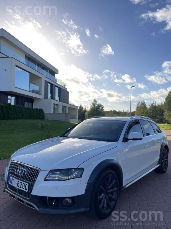 White Audi Allroad 2010 in Riga, with an engine capacity of 3.00 L and mileage of 321 thousand km for 5990 €, photo 5 on AUTOMOTO.COM.LV