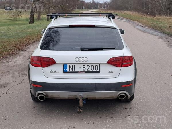 White Audi Allroad 2010 in Liepaja, with an engine capacity of 3.00 L and mileage of 330 thousand km for 6700 €, photo 3 on AUTOMOTO.COM.LV