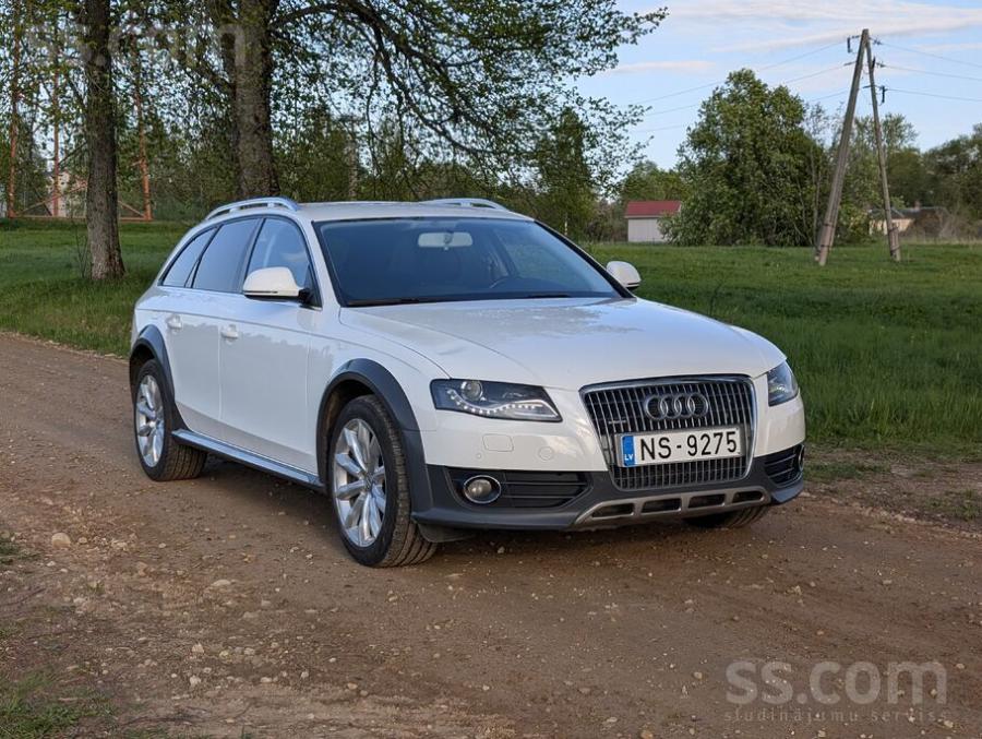 White Audi Allroad 2011 in Riga, with an engine capacity of 3.00 L and mileage of 370 thousand km for 7500 €, photo 1 on AUTOMOTO.COM.LV