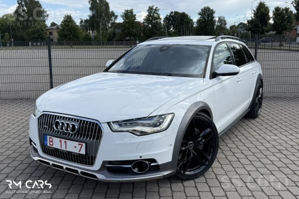 White Audi Allroad 2012 in Jelgava, with an engine capacity of 3.00 L and mileage of 0 thousand km for 14950 €, photo 2 on AUTOMOTO.COM.LV