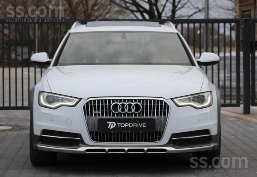 White Audi Allroad 2013 in Jelgava, with an engine capacity of 3.00 L and mileage of 285 thousand km for 12500 €, photo 4 on AUTOMOTO.COM.LV