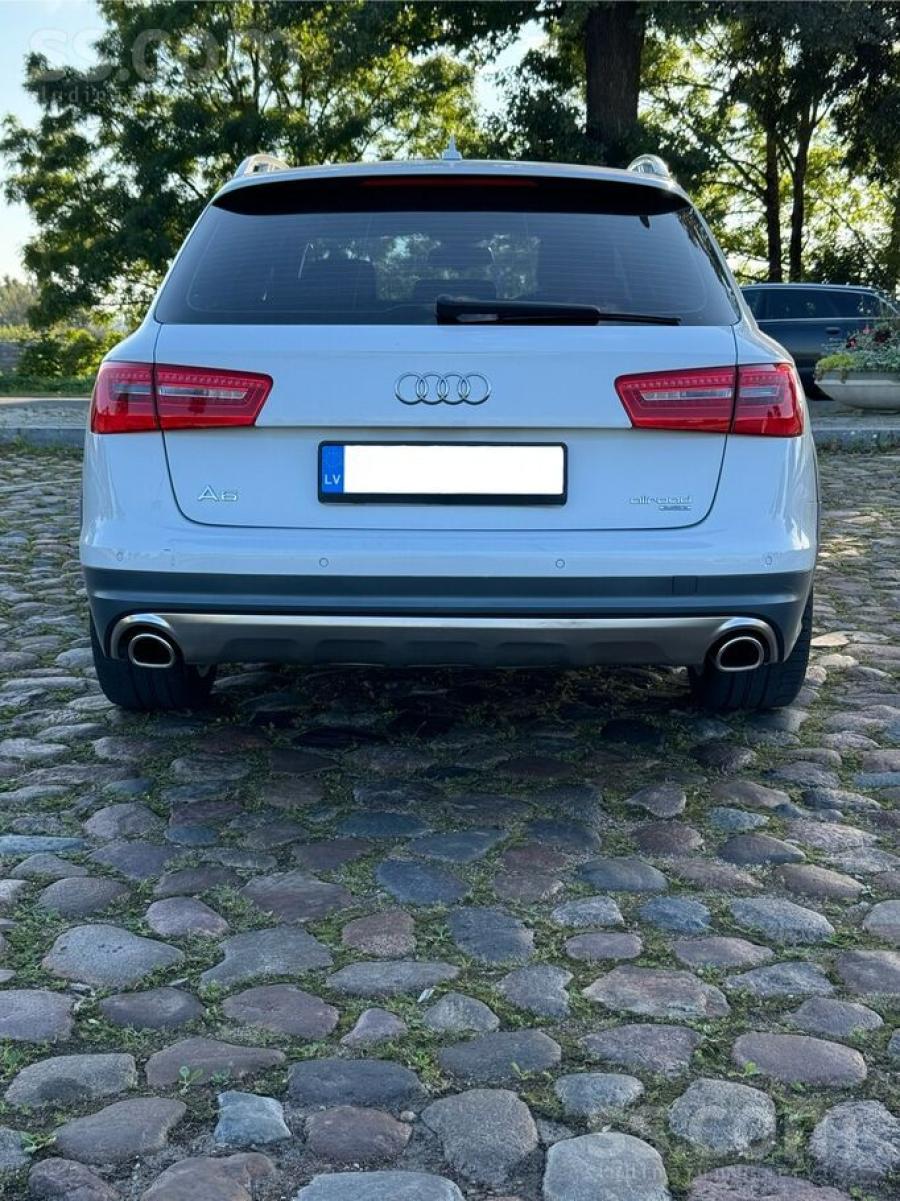 White Audi Allroad 2013 in Riga, with an engine capacity of 3.00 L and mileage of 0 thousand km for 11500 €, photo 10 on AUTOMOTO.COM.LV
