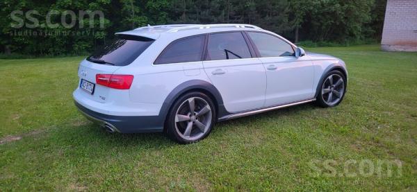 White Audi Allroad 2014 in Riga, with an engine capacity of 3.00 L and mileage of 281 thousand km for 10050 €, photo 6 on AUTOMOTO.COM.LV