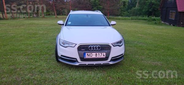 White Audi Allroad 2014 in Talsi, with an engine capacity of 3.00 L and mileage of 281 thousand km for 10050 €, photo 1 on AUTOMOTO.COM.LV