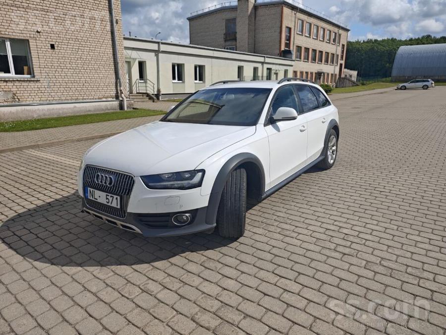 White Audi Allroad 2014 in Ventspils, with an engine capacity of 2.00 L and mileage of 340 thousand km for 8450 €, photo 3 on AUTOMOTO.COM.LV