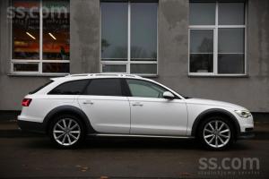 White Audi Allroad 2015 in Riga, with an engine capacity of 3.00 L and mileage of 0 thousand km for 10995 €, photo 4 on AUTOMOTO.COM.LV