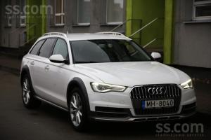 White Audi Allroad 2015 in Riga, with an engine capacity of 3.00 L and mileage of 0 thousand km for 10995 €, photo 5 on AUTOMOTO.COM.LV