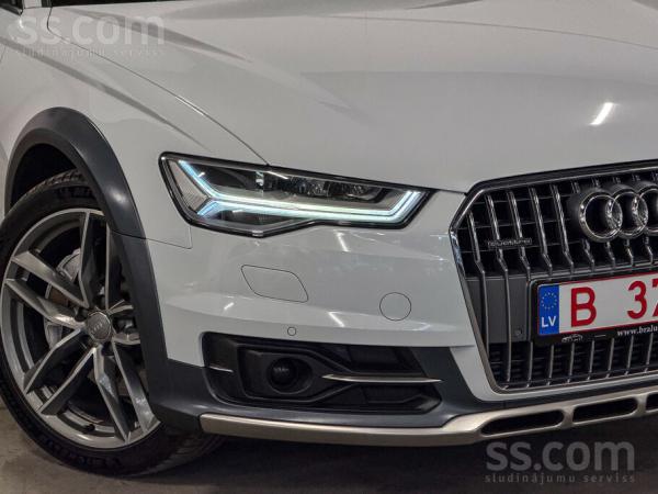 White Audi Allroad 2015 in Jurmala, with an engine capacity of 3.00 L and mileage of 267 thousand km for 16750 €, photo 4 on AUTOMOTO.COM.LV