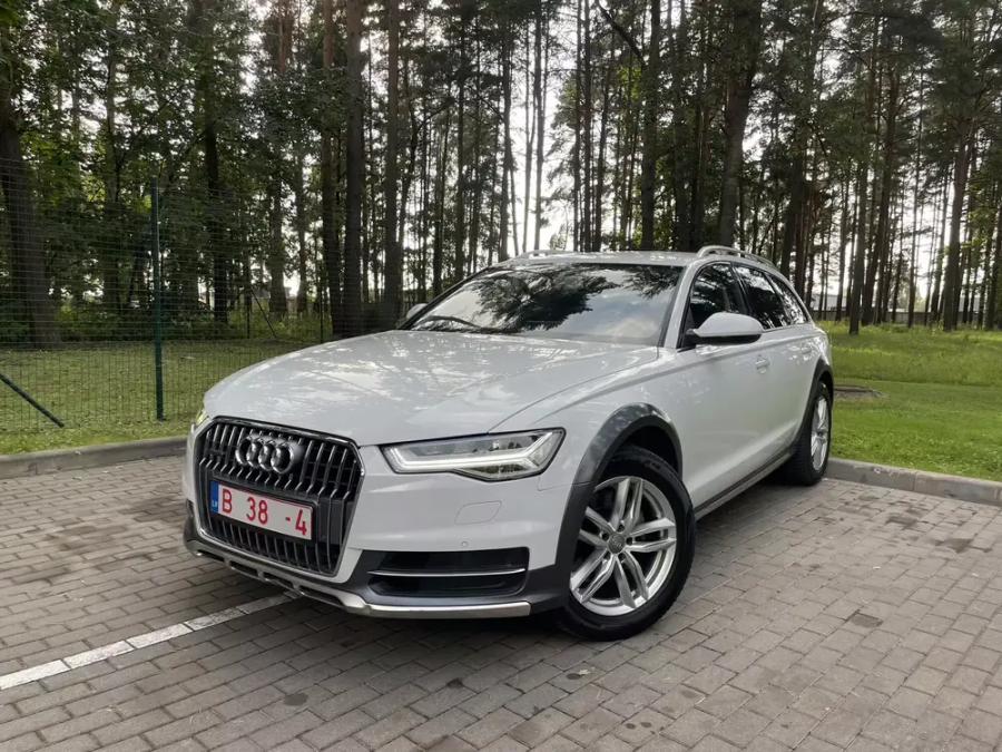 White Audi Allroad 2016 in Riga, with an engine capacity of 3.00 L and mileage of 235 thousand km for 10000 €, photo 1 on AUTOMOTO.COM.LV