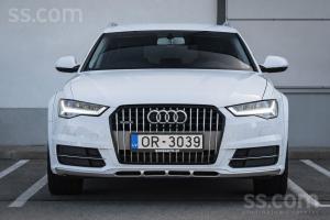 White Audi Allroad 2016 in Riga, with an engine capacity of 3.00 L and mileage of 216 thousand km for 16990 €, photo 3 on AUTOMOTO.COM.LV