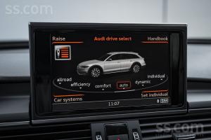 White Audi Allroad 2016 in Riga, with an engine capacity of 3.00 L and mileage of 216 thousand km for 16990 €, photo 24 on AUTOMOTO.COM.LV