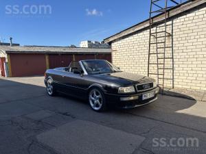 Black Audi Cabriolet 1992 in Riga, with an engine capacity of 2.30 L and mileage of 155 thousand km for 5000 €, photo 8 on AUTOMOTO.COM.LV