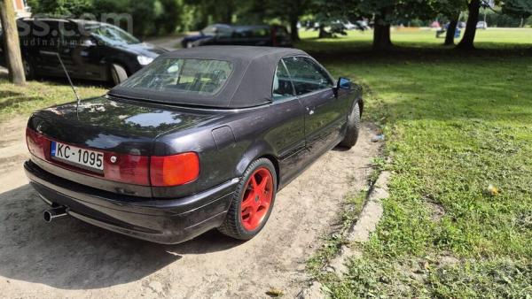 Black Audi Cabriolet 1992 in Bauska, with an engine capacity of 2.30 L and mileage of 270 thousand km for 4000 €, photo 2 on AUTOMOTO.COM.LV