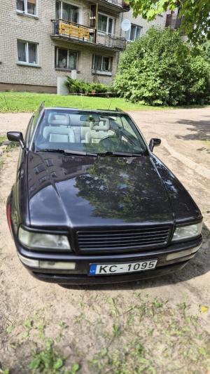 Black Audi Cabriolet 1992 in Bauska, with an engine capacity of 2.30 L and mileage of 270 thousand km for 4000 €, photo 8 on AUTOMOTO.COM.LV