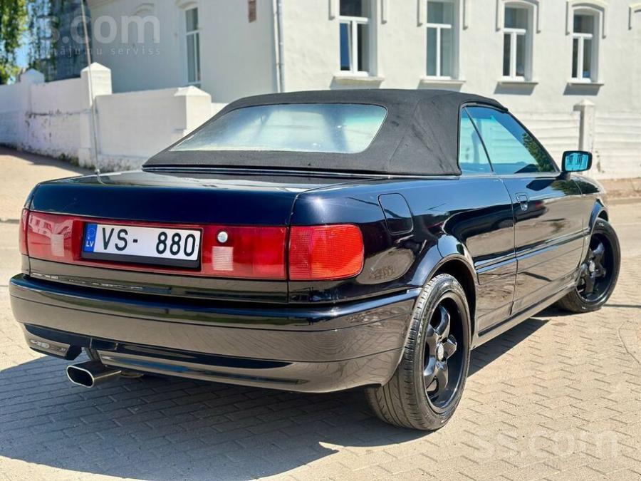 Черный Ауди Cabriolet 1993 в Даугавпилс, объемом двигателя 2.00 л и пробегом 226 тыс. км за 6499 €, фото 7 на AUTOMOTO.COM.LV