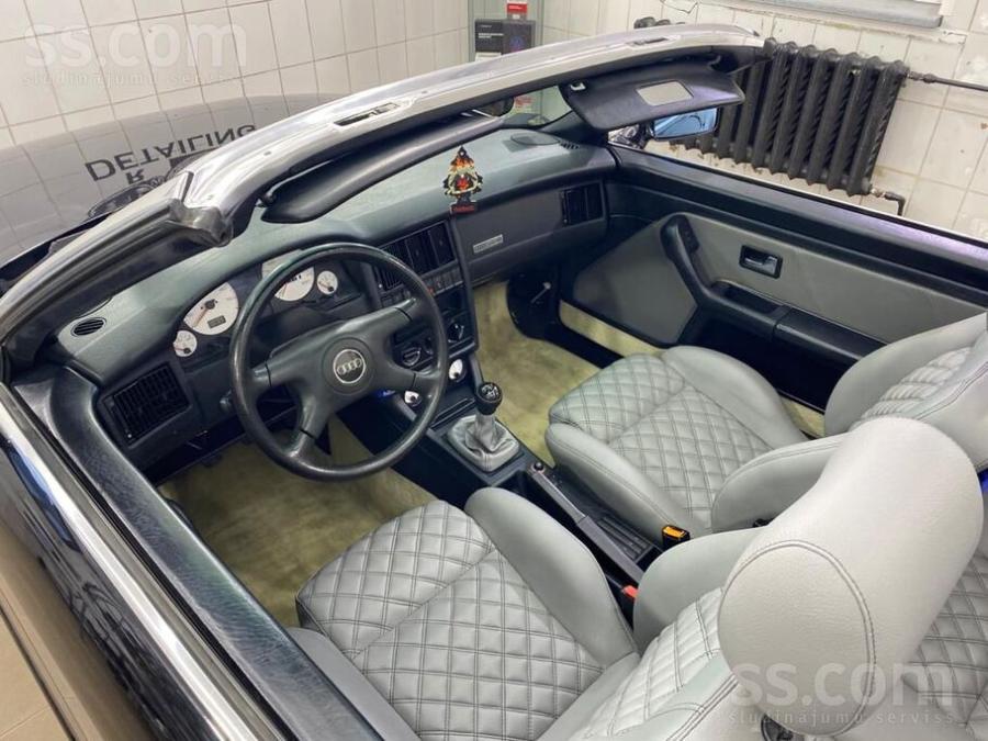 Черный Ауди Cabriolet 1993 в Даугавпилс, объемом двигателя 2.00 л и пробегом 226 тыс. км за 6499 €, фото 9 на AUTOMOTO.COM.LV