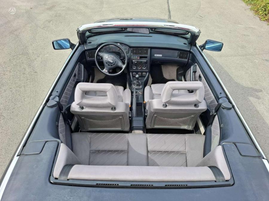 Melns Audi Cabriolet 1996 Klaipėda, ar dzinēja tilpumu 2.60 L un nobraukumu 286 tūkst. km par 3700 €, foto 17 vietnē AUTOMOTO.COM.LV