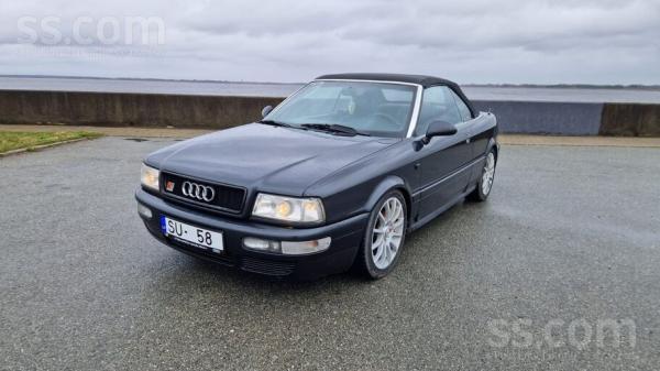 Black Audi Cabriolet 1998 in Riga, with an engine capacity of 2.60 L and mileage of 270 thousand km for 4900 €, photo 1 on AUTOMOTO.COM.LV