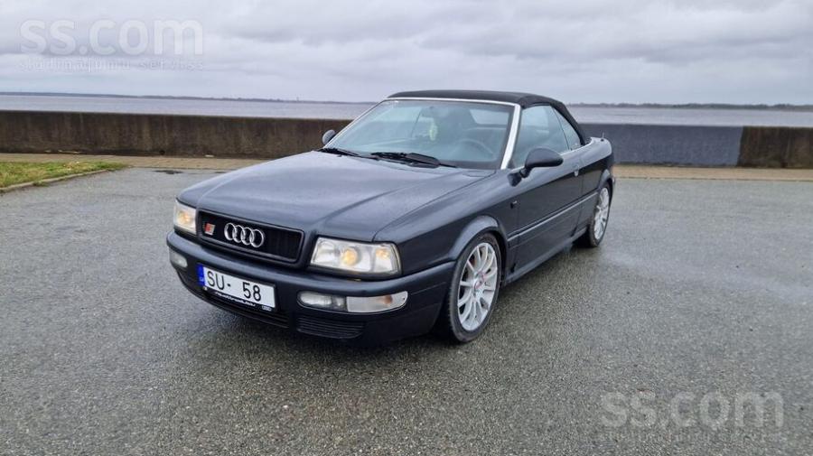 Black Audi Cabriolet 1998 in Riga, with an engine capacity of 2.60 L and mileage of 270 thousand km for 4900 €, photo 1 on AUTOMOTO.COM.LV