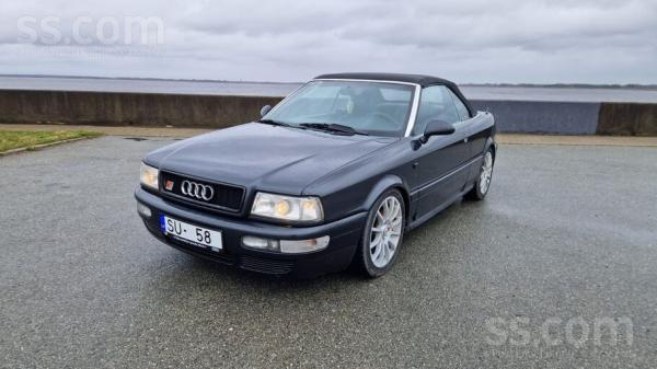 Black Audi Cabriolet 1998 in Riga, with an engine capacity of 2.60 L and mileage of 270 thousand km for 4900 €, photo 1 on AUTOMOTO.COM.LV