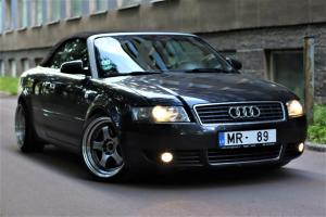 Black Audi Cabriolet 2002 in Riga, with an engine capacity of 2.40 L and mileage of 91 thousand km for 5490 €, photo 11 on AUTOMOTO.COM.LV