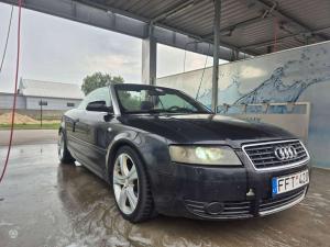 Black Audi Cabriolet 2002 in Prienai, with an engine capacity of 2.50 L and mileage of 418 thousand km for 2000 €, photo 5 on AUTOMOTO.COM.LV