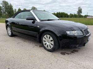Melns Audi Cabriolet 2003 Ogre, ar dzinēja tilpumu 3.00 L un nobraukumu 0 tūkst. km par 4440 €, foto  vietnē AUTOMOTO.COM.LV