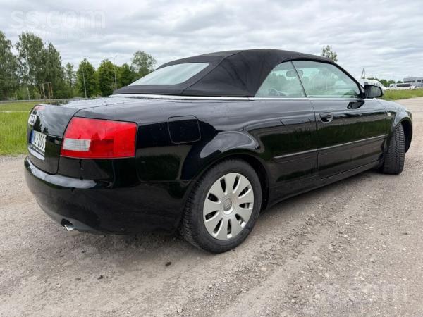 Черный Ауди Cabriolet 2003 в Огре, объемом двигателя 3.00 л и пробегом 0 тыс. км за 4440 €, фото 2 на AUTOMOTO.COM.LV