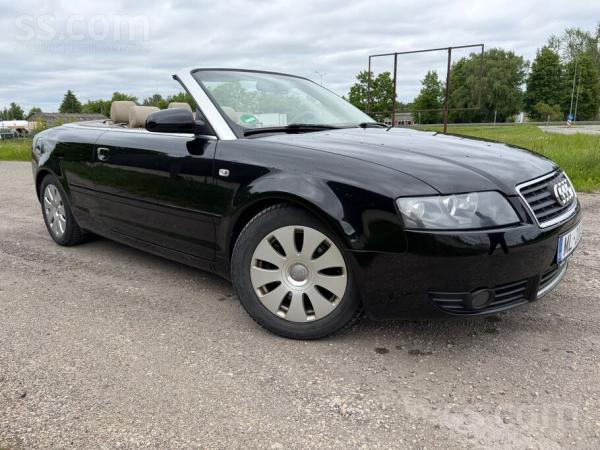 Черный Ауди Cabriolet 2003 в Огре, объемом двигателя 3.00 л и пробегом 0 тыс. км за 4440 €, фото 6 на AUTOMOTO.COM.LV