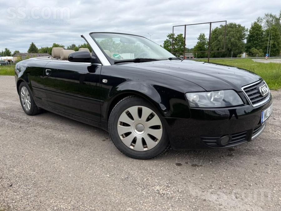 Черный Ауди Cabriolet 2003 в Огре, объемом двигателя 3.00 л и пробегом 0 тыс. км за 4440 €, фото 7 на AUTOMOTO.COM.LV