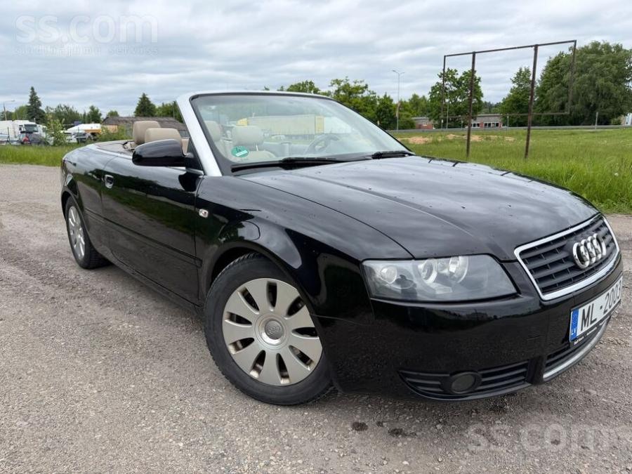 Черный Ауди Cabriolet 2003 в Огре, объемом двигателя 3.00 л и пробегом 0 тыс. км за 4440 €, фото 10 на AUTOMOTO.COM.LV