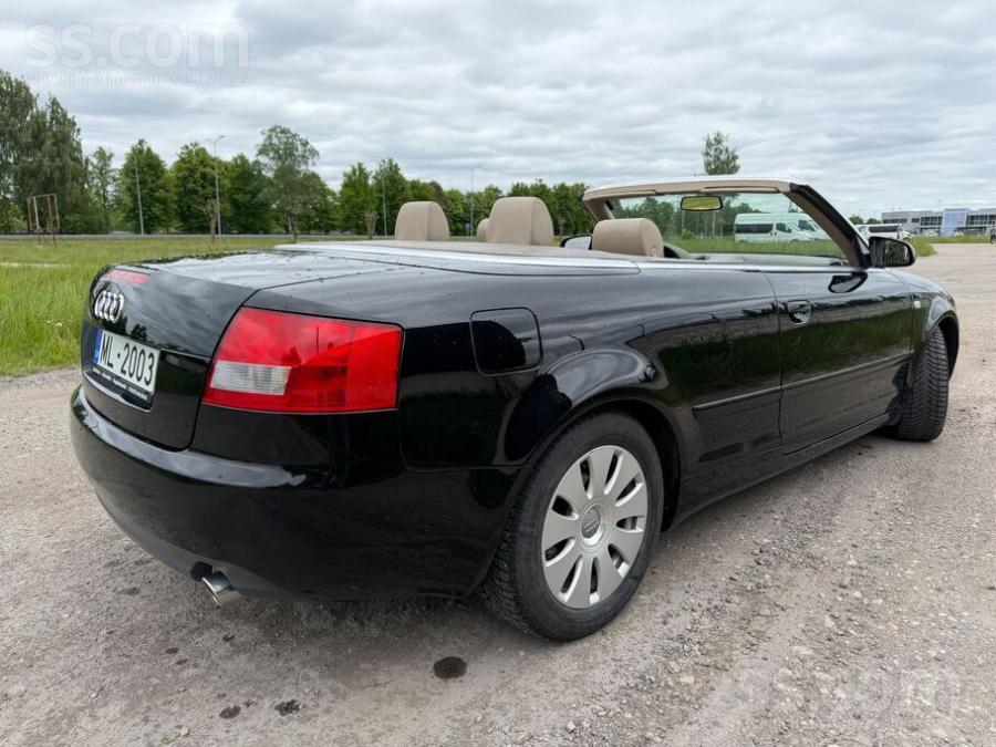 Черный Ауди Cabriolet 2003 в Огре, объемом двигателя 3.00 л и пробегом 0 тыс. км за 4440 €, фото 11 на AUTOMOTO.COM.LV