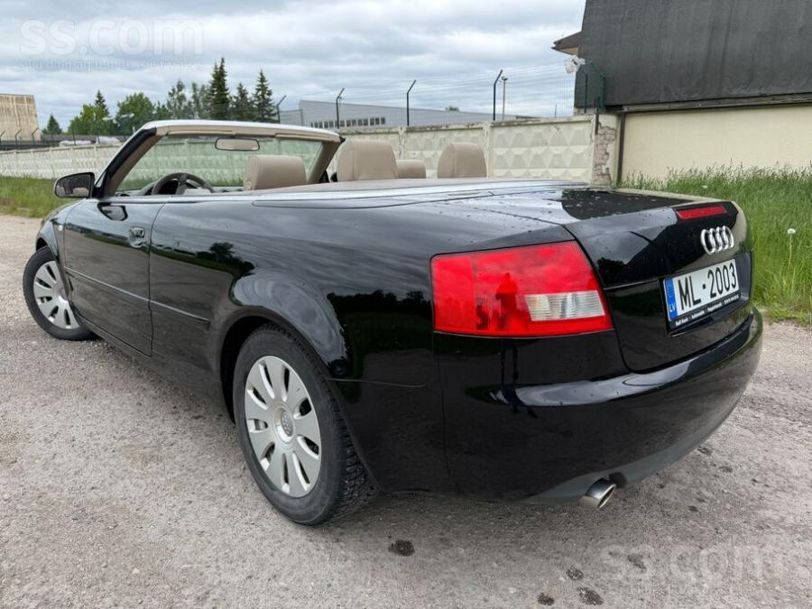 Черный Ауди Cabriolet 2003 в Огре, объемом двигателя 3.00 л и пробегом 0 тыс. км за 4440 €, фото 12 на AUTOMOTO.COM.LV