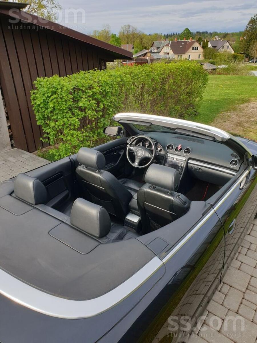 Black Audi Cabriolet 2004 in Aluksne, with an engine capacity of 2.50 L and mileage of 333 thousand km for 2500 €, photo 1 on AUTOMOTO.COM.LV