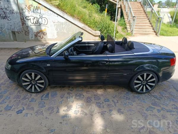 Melns Audi Cabriolet 2004 Jēkabpils, ar dzinēja tilpumu 2.50 L un nobraukumu 306 tūkst. km par 3750 €, foto 2 vietnē AUTOMOTO.COM.LV