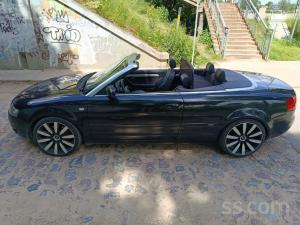 Melns Audi Cabriolet 2004 Jēkabpils, ar dzinēja tilpumu 2.50 L un nobraukumu 306 tūkst. km par 3750 €, foto 3 vietnē AUTOMOTO.COM.LV