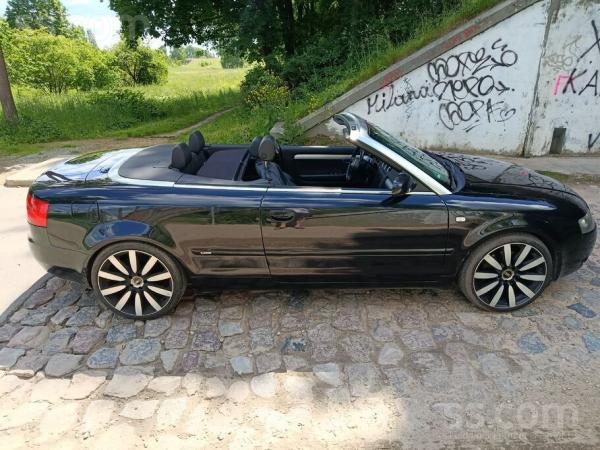 Melns Audi Cabriolet 2004 Jēkabpils, ar dzinēja tilpumu 2.50 L un nobraukumu 306 tūkst. km par 3750 €, foto 5 vietnē AUTOMOTO.COM.LV