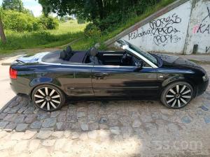 Melns Audi Cabriolet 2004 Jēkabpils, ar dzinēja tilpumu 2.50 L un nobraukumu 306 tūkst. km par 3750 €, foto 6 vietnē AUTOMOTO.COM.LV
