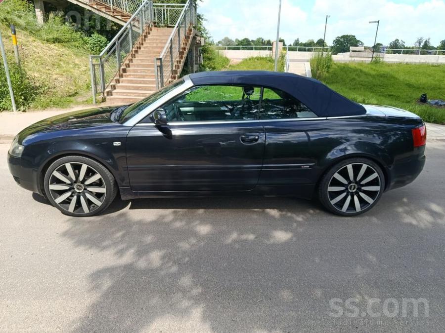 Melns Audi Cabriolet 2004 Jēkabpils, ar dzinēja tilpumu 2.50 L un nobraukumu 306 tūkst. km par 3750 €, foto 11 vietnē AUTOMOTO.COM.LV