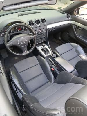 Melns Audi Cabriolet 2004 Jēkabpils, ar dzinēja tilpumu 2.50 L un nobraukumu 306 tūkst. km par 3750 €, foto 16 vietnē AUTOMOTO.COM.LV