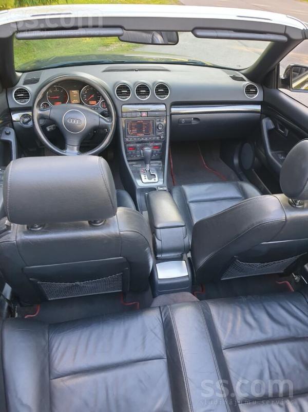 Black Audi Cabriolet 2004 in Aluksne, with an engine capacity of 2.50 L and mileage of 333 thousand km for 2400 €, photo 5 on AUTOMOTO.COM.LV