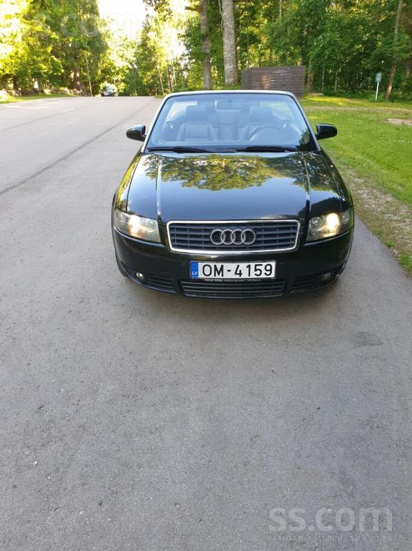 Black Audi Cabriolet 2004 in Aluksne, with an engine capacity of 2.50 L and mileage of 333 thousand km for 2400 €, photo 6 on AUTOMOTO.COM.LV