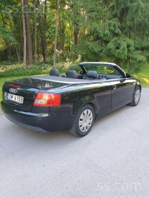 Черный Ауди Cabriolet 2004 в Алуксне, объемом двигателя 2.50 л и пробегом 333 тыс. км за 2400 €, фото 8 на AUTOMOTO.COM.LV