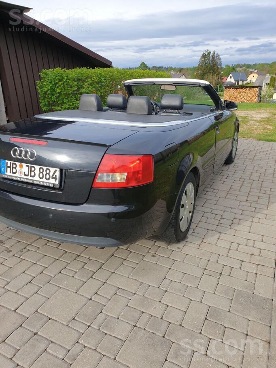 Черный Ауди Cabriolet 2004 в Алуксне, объемом двигателя 2.50 л и пробегом 333 тыс. км за 2400 €, фото 15 на AUTOMOTO.COM.LV