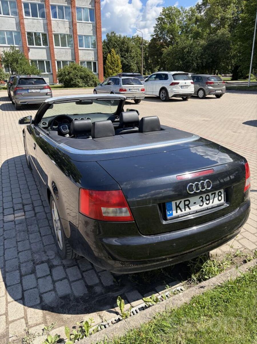 Черный Ауди Cabriolet 2004 в Огре, объемом двигателя 2.50 л и пробегом 253 тыс. км за 3200 €, фото 5 на AUTOMOTO.COM.LV