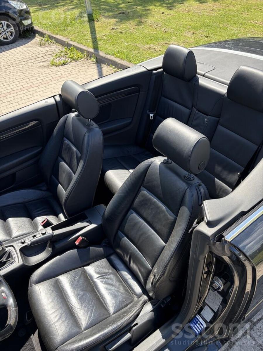 Черный Ауди Cabriolet 2004 в Огре, объемом двигателя 2.50 л и пробегом 253 тыс. км за 3200 €, фото 8 на AUTOMOTO.COM.LV