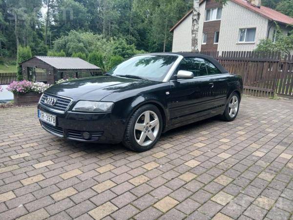 Black Audi Cabriolet 2004 in Ogre, with an engine capacity of 2.50 L and mileage of 253 thousand km for 3200 €, photo 1 on AUTOMOTO.COM.LV